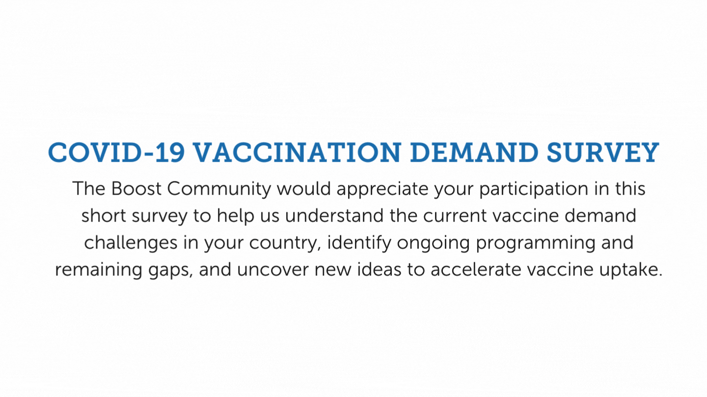 COVID-19 VACCINATION DEMAND SURVEY - TechNet-21