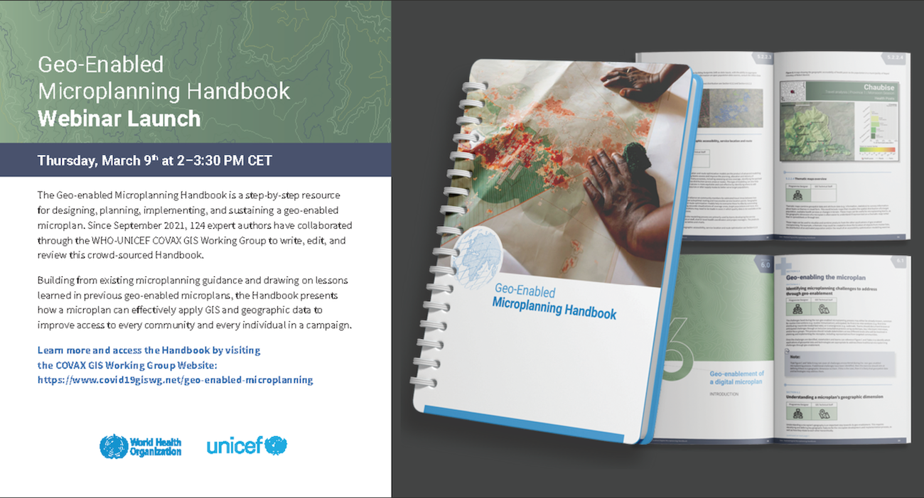 Release of version 1 of the Geo-enabled Microplanning Handbook - TechNet-21