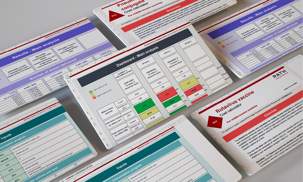 Pneumococcal and rotavirus vaccine cost calculators for middle-income ...