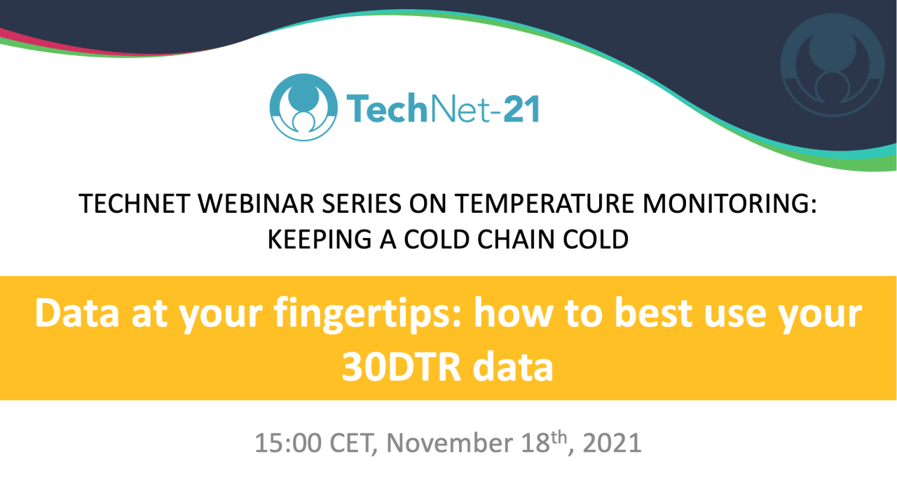 Data at your fingertips: how to best use your 30DTR data - Temperature ...