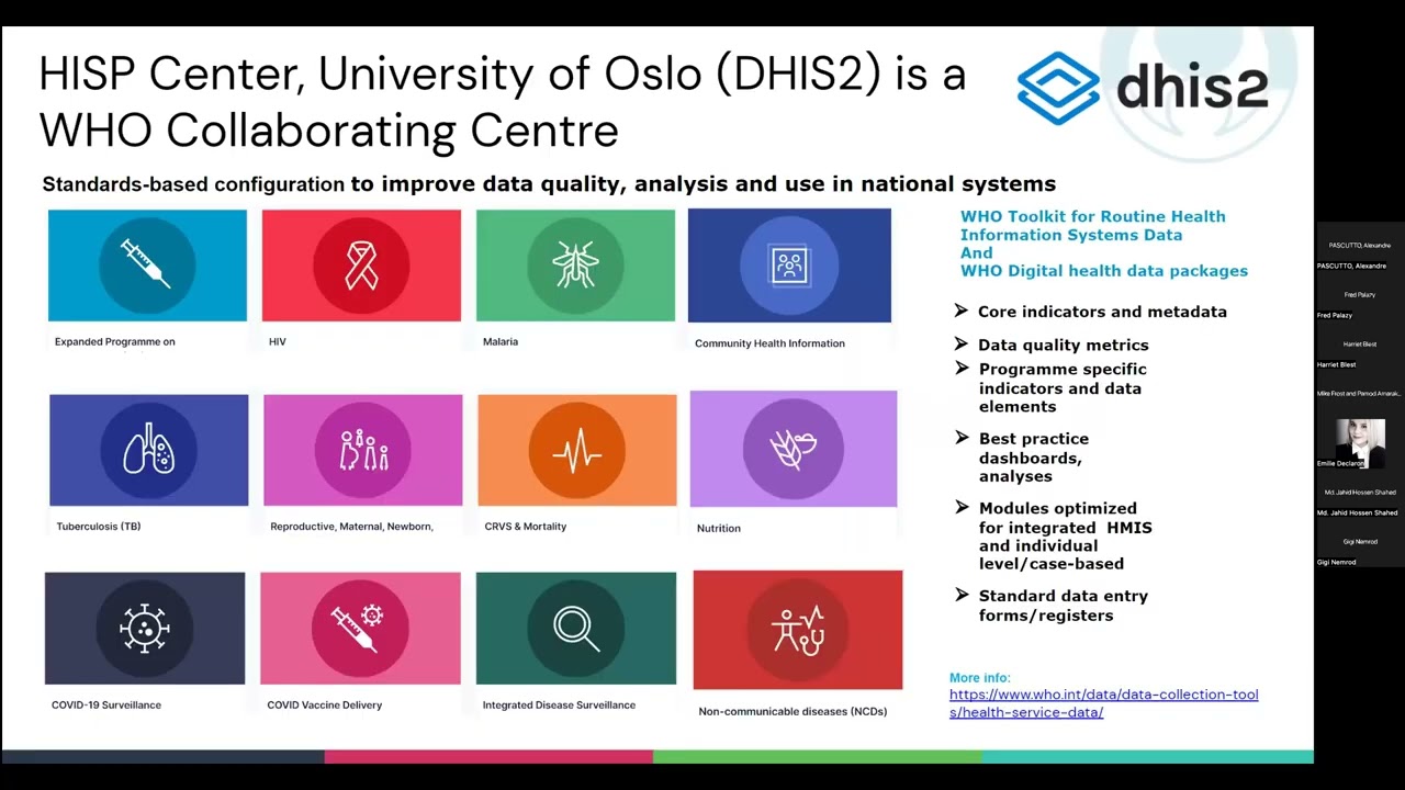 Presentación de DHIS2 Tracker como REI/SII - El caso de uso de ...